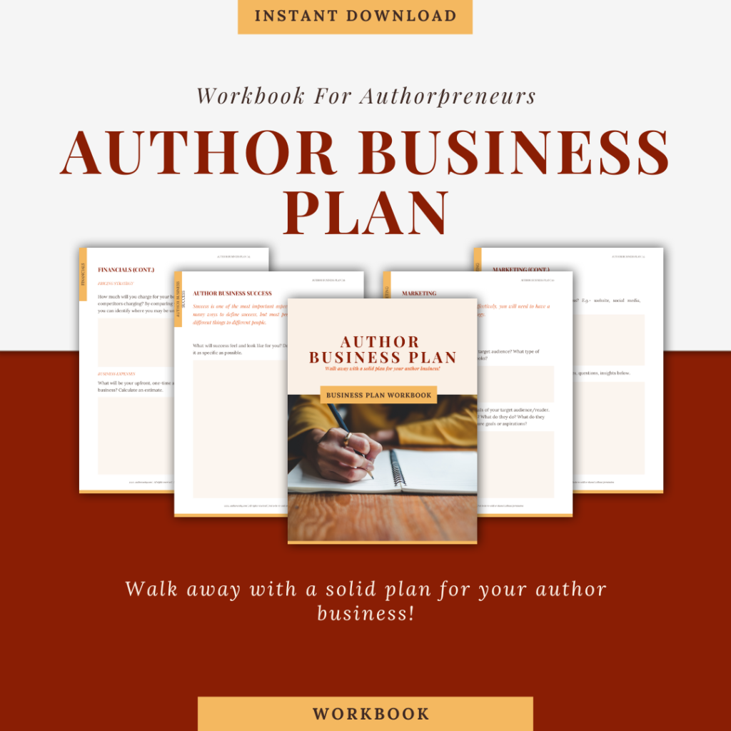 Author Business Plan- Workbook